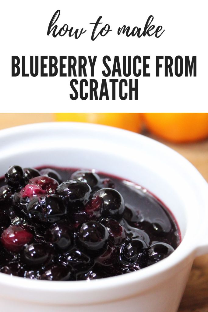 How to Make Blueberry Sauce from Scratch - Santa Rosa Homestead
